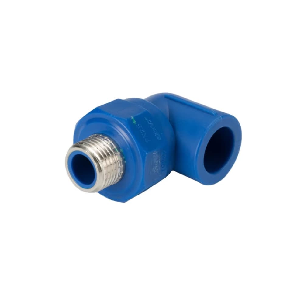Italian Type PPR Male Elbow 90° | OEM Brass Threaded Fitting | DESO