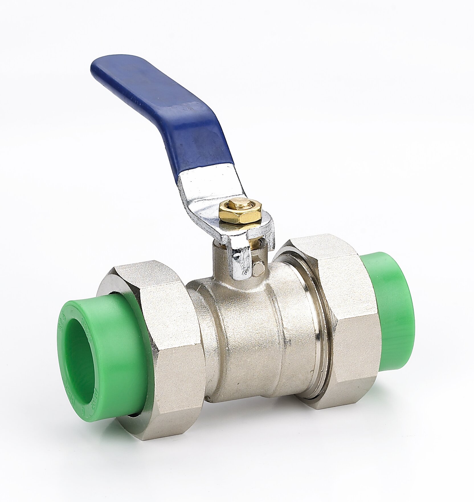 PPR Double Union Ball Valve | OEM Leak-proof Shut-off Valve | DESO