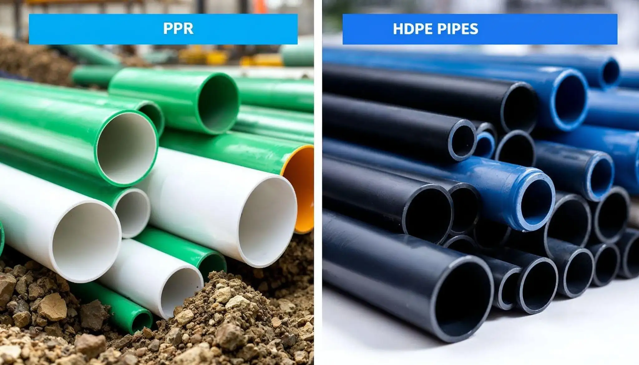 PPR Pipe vs HDPE: Which One Fits Your Project Better? | DESO Group