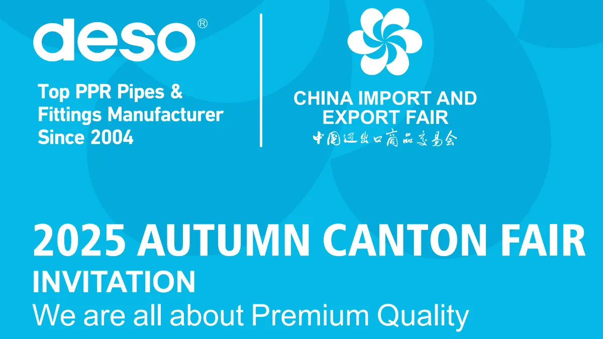 Pipe Exhibitions | DESO Group - PPR Pipes And Fittings Manufacturer