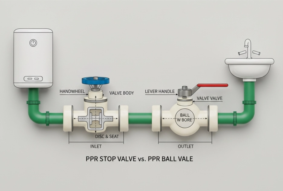 PPR Stop Valve vs Ball Valve: Which to Use | DESO Group